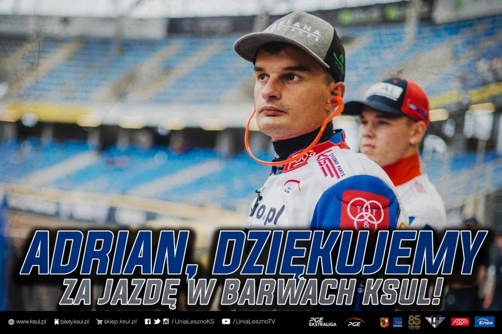 Dziękujemy Adrian – FOGO Unia Leszno – oficjalny serwis